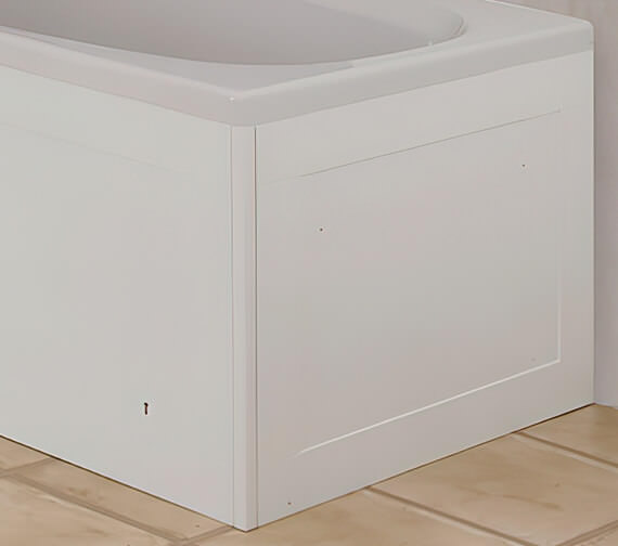 Croydex Unfold N Fit Bath End Panel Gloss White - WB995022