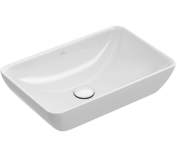 Villeroy And Boch Venticello 550mm x 360mm Rectangular Countertop Basin.