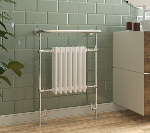 Burlington Trafalgar Traditional Chrome Radiator 600 x 950mm