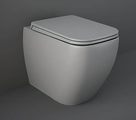 RAK Feeling Rimless Back To Wall WC Pan And Soft Close Seat
