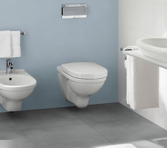 Villeroy And Boch O.Novo 560mm White Alpin Washdown Toilet