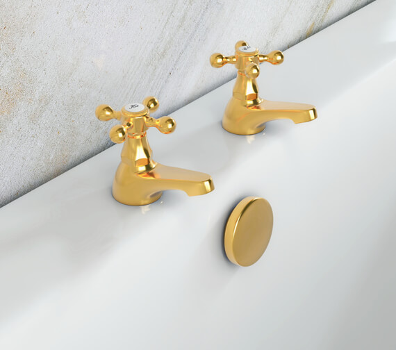 Deva Tudor Pair Of Bath Taps - TUD02