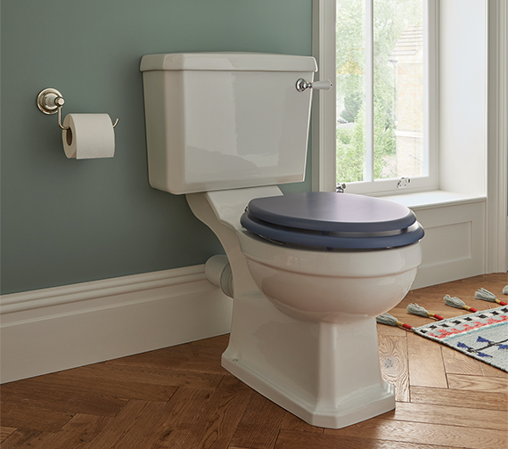 Heritage Hatton White Close Coupled Pan With Dual Flush Cistern ...