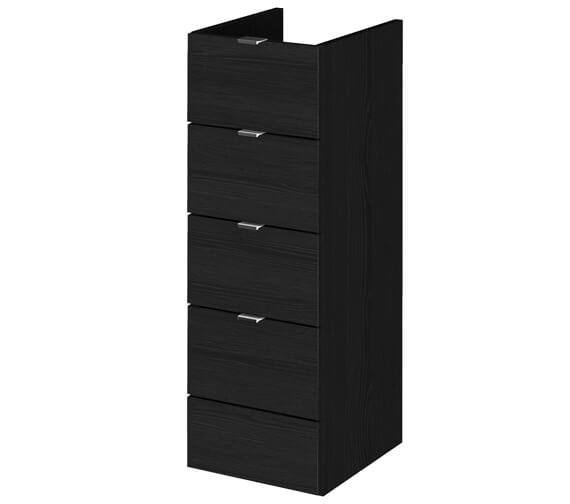 Hudson Reed Fusion 300 x 355mm Full Depth 4 Drawer Unit - OFF132