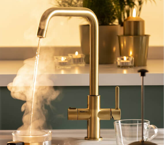 Abode Prothia 3 In 1 Quad Spout Slimline Monobloc Boiling Kitchen Sink ...