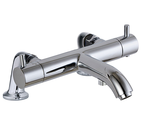 QS Basics Florentia Deck Mounted Thermostatic Bath Shower Mixer Tap