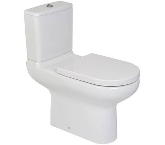 RAK Compact Extended Rimless White Close Coupled WC Set 750mm