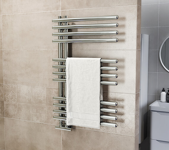 Joseph Miles Jill 500 x 800mm Ladder Designer Central Heating Radiator ...