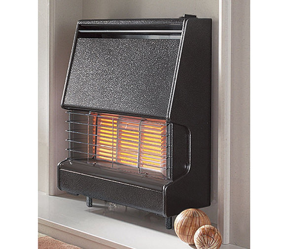 Flavel Firenza Radiant Top Control Outset Gas Fire Black - FFIRZ1MN