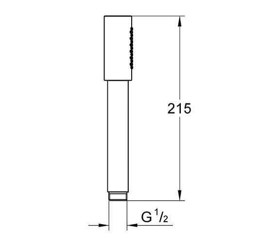 Grohe Sena Chrome Finish Hand Shower - 28034000