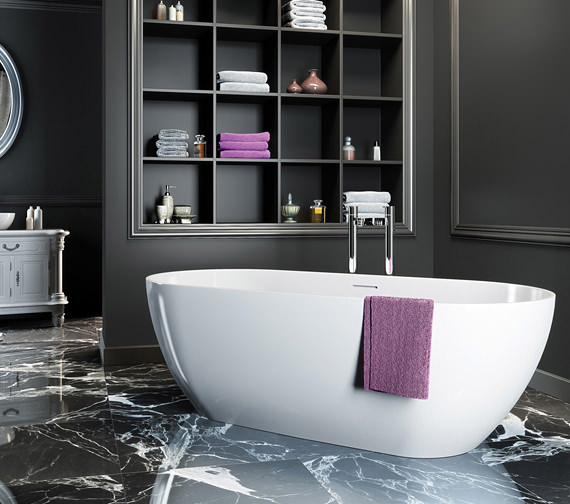 Clearwater Formoso Natural Stone Freestanding Bath 1690 x 800mm - N2A