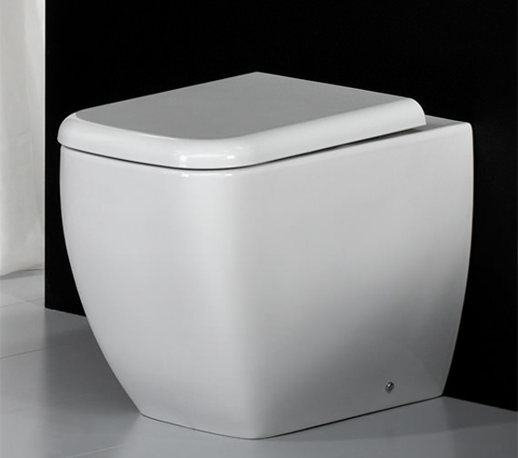 RAK Metropolitan Back To Wall WC Pan With Soft-Close Seat 525mm
