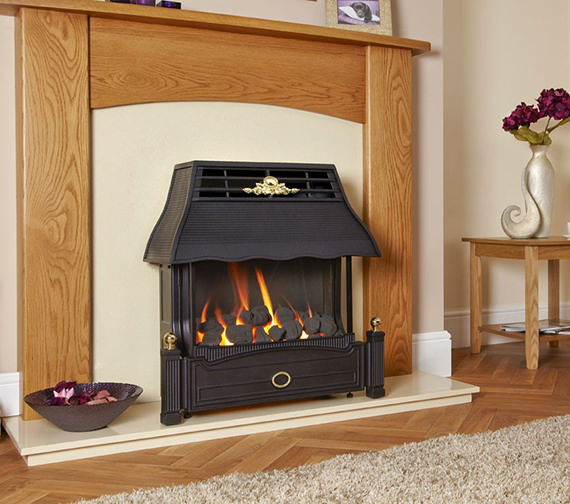 Flavel Ember Glow High-Efficiency Outset Gas Fire - FEMC00EP