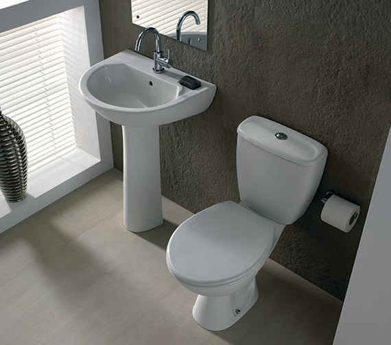 Twyford Option Grab And Go Close Coupled WC Pan With Seat and Dual ...
